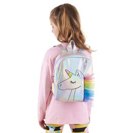 Denokids Rucksack "Unicorn Hologram" in Silver - (B)22x (H)26x (T)11cm - 49% | Kinder-rucksaecke-taschen