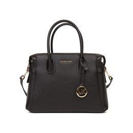 Michael Kors Leder-Henkeltasche in Schwarz - (B)30 x (H)23 x (T)10 cm - 55% | Damen-taschen