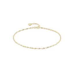 Bruno Banani Fu&szlig;kette &raquo;Schmuck Geschenk Silber 925 K&ouml;rperschmuck Singapurkette Herz&laquo; Made in Germany gold Fu&szlig;kette