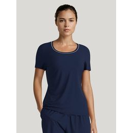 Calida Pyjama-Oberteil in Dunkelblau - 58% | Gr&ouml;&szlig;e L | Damen-loungewear