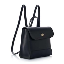 Lucky Bees Rucksack ''Marilyn'' in Schwarz - (B)21 x (H)21 x (T)11 cm - 69% | Damen-taschen