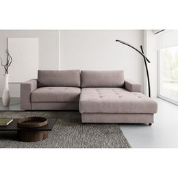 WERK2 Ecksofa &raquo;Indiana inkl. Bettfunktion & Bettkasten, bequem, Breite 270cm, L-Form&laquo; Moderne, elegante Polsterecke, Komfortpolsterung und losen 