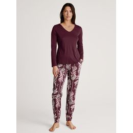 Calida Pyjama-Hose in Bordeaux - 64% | Gr&ouml;&szlig;e S | Damen-loungewear