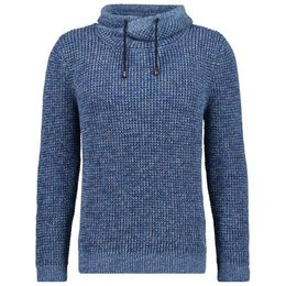 Ragman Herren Ragman Rollkragenpullover blau 64