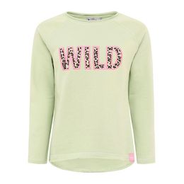 Zwillingsherz Longsleeve "Wild" in Gr&uuml;n - 50% | Gr&ouml;&szlig;e M | Damen-tops