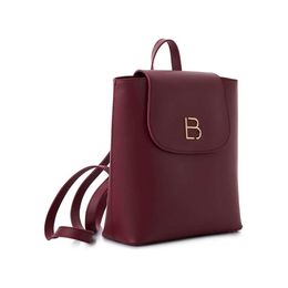 Lucky Bees Rucksack "Veronica" in Bordeaux - (B)28 x (H)30 x (T)11 cm - 72% | Damen-taschen