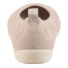 Tamaris Damen Ballerina , Schlupfschuh, Bequemschuh mit komfortablem Elastikeinfass beige 38