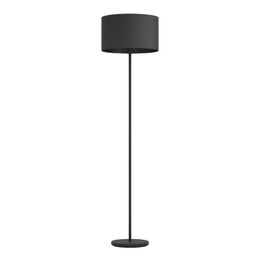 Eglo Stehlampe &raquo;MASERLO 1&laquo; E27 1 Stk. Stehleuchte aus Stahl und Textil, in Schwarz, mit Tritt-Schalter, E27 schwarz