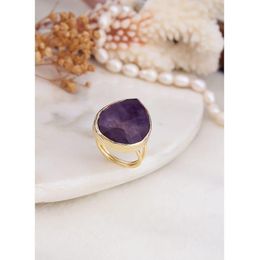 L'Atelier de Gaia Vergold. Ring mit Edelstein - 39% | Schmuck