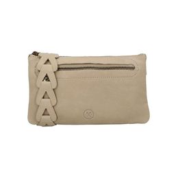 HIDE & STITCHES Leder-Umh&auml;ngetasche in Beige - (B)21 x (H)12 x (T)2 cm - 49% | Damen-taschen