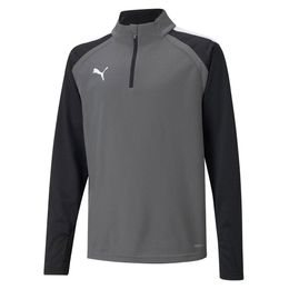 Puma Trainingsshirt in Grau/ Schwarz - 59% | Gr&ouml;&szlig;e 116 | Kinder-oberteile