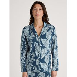 Calida Pyjama-Oberteil in Dunkelblau - 57% | Gr&ouml;&szlig;e M | Damen-loungewear