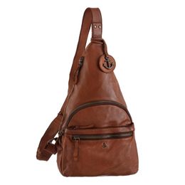 Harbour 2nd Damen Harbour 2nd Cityrucksack &raquo;Merlin&laquo; Umh&auml;ngetasche Freizeitrucksack braun B/H/T: 23cm x 38cm x 5cm