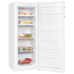 Exquisit Gefrierschrank &raquo;GS231-NF-H-040D weiss&laquo; 143 cm hoch 54 cm breit 4*-Gefrierschrank No Frost mit LED-Anzeige & praktischem Griff wei&szlig; 