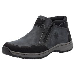 Rieker Herren Winterboots , Winterstiefelette, Halbschuh mit beidseitigen Rei&szlig;verschl&uuml;ssen grau 45