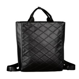Tom Tailor Damen Tom Tailor Rucksack &raquo;Skylar&laquo; Konkav gestepptes Kunstleder, feines Gewebeband und Reflektelemente schwarz B/H/T: 35cm x 35,5cm x 11cm