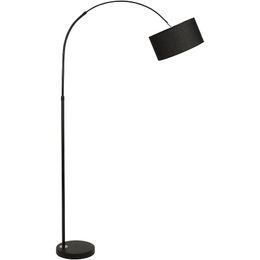 NOVA LUCE Bogenlampe &raquo;SAMA&laquo; E27 1 Stk. schwarz