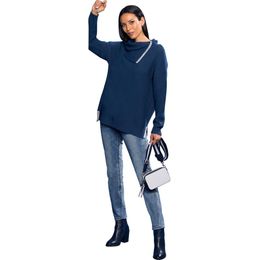 Heine Pullover in Dunkelblau - 64% | Gr&ouml;&szlig;e 48/50 | Damen-pullover-cardigans
