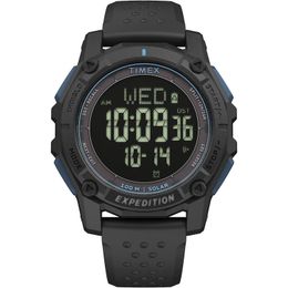 Timex Herren Chronograph &raquo;RIDGE SOLAR&laquo; Solar Armbanduhr,Herrenuhr,digital,Silikonarmband,Stoppfunktion,Datum