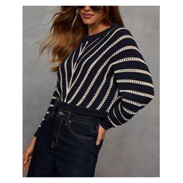 Milan Kiss Pullover in Dunkelblau - 53% | Gr&ouml;&szlig;e L | Damen-pullover-cardigans