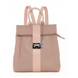 Anna Morellini Leder-Rucksack "Azaela" in Rosa - (B)30 x (H)31 x (T)11 cm - 73% | Damen-taschen