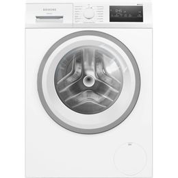 Siemens Waschmaschine iQ300 &raquo;WM14N127&laquo; 8 kg 1400 U/min Knitter-Programm smartFinish, Outdoor-Programm, Softtrommel wei&szlig; Outdoor-Programm &ndash; schonende 