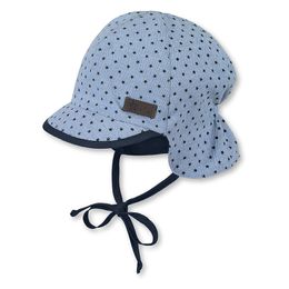Sterntaler Schirmm&uuml;tze mit Nackenschutz in Hellblau - 40% | Gr&ouml;&szlig;e 47 cm | Baby-muetzen