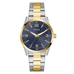 Guess Herren Quarzuhr &raquo;EASTON&laquo; Armbanduhr, Herrenuhr, Edelstahlarmband silber