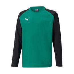 Puma Trainingsshirt in Gr&uuml;n/ Schwarz - 49% | Gr&ouml;&szlig;e 176 | Kinder-oberteile