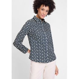 Olsen Bluse in Dunkelblau - 55% | Gr&ouml;&szlig;e 40 | Damen-blusen