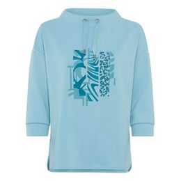 Olsen Sweatshirt in Blau - 64% | Gr&ouml;&szlig;e 40 | Damen-sweatshirts-jacken
