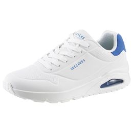 Skechers Herren Sneaker &raquo;UNO-SUITED ON AIR&laquo; Freizeitschuh, Halbschuh, Schn&uuml;rschuh mit modischer Keilsohle wei&szlig; 44