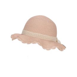 Sterntaler Strohhut "Spitze" in Rosa/ Beige - 43% | Gr&ouml;&szlig;e 47 cm | Baby-caps-huete