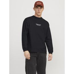 Jack & Jones Jack & Jones Herren Langarmshirt &raquo;JORVESTERBRO TEE LS CREW NECK NOOS&laquo; schwarz XS