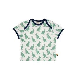 loud + proud Shirt in Wei&szlig;/ Gr&uuml;n - 49% | Gr&ouml;&szlig;e 98/104 | Baby-shirts