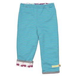 loud + proud Wendehose in Hellblau/ Wei&szlig;/ Lila - 56% | Gr&ouml;&szlig;e 74/80 | Babyhosen