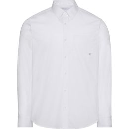 Calvin Klein Jeans Damen &raquo;LS POPLIN CLASSIC SHIRT&laquo; mit Monogramm-Stickerei wei&szlig; M, N-Gr