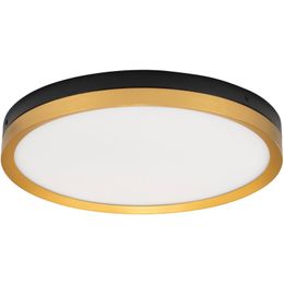NOVA LUCE LED Deckenleuchte &raquo;CANTRIA&laquo; LED-Modul 1 Stk. Warmwei&szlig; schwarz