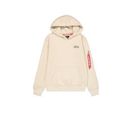 Alpha Industries Damen Hoodie &raquo;Signature Backprint Hoodie&laquo; wei&szlig; L