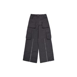 Alpha Industries Damen Cargohose &raquo;Zipped Leg Cargo Pants W&laquo; grau L, Normalgr&ouml;&szlig;en