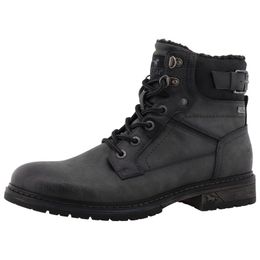 Mustang Shoes Herren Winterboots &raquo;Marcas&laquo; Business Stiefel, Boots mit Warmfutter grau 43