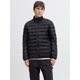 Jack & Jones Jack & Jones Herren Steppjacke &raquo;JJEBRADLEY LIGHT PUFFER COLLAR NOOS&laquo; ohne Kapuze schwarz L