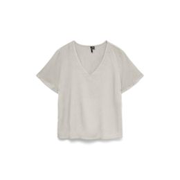 V&eacute;ro Moda Vero Moda Damen Blusenshirt &raquo;VMMYMILO S/S V-NECK TOP WVN GA&laquo; mit klassischem Schnitt L