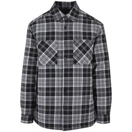 Urban Classics Herren Urban Classics Langarm-Poloshirt &raquo; Herren Padded Checked Shirt Jacket&laquo; 1 Stk. S