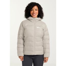 Jack Wolfskin Damen Daunenjacke &raquo;ATHER DOWN HOODY W RDS&laquo; mit Kapuze beige XL (46)