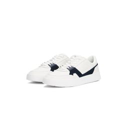 Tommy Hilfiger Herren Sneaker &raquo;TH COURT CRAFT LTH&laquo; , Freizeitschuh, Halbschuh, Schn&uuml;rer im Kontrastlook blau 40