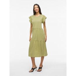 Vila Damen Sommerkleid &raquo;VISUMMER S/S MIDI DRESS - NOOS&laquo; gr&uuml;n L (40), N-Gr