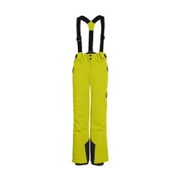 Killtec Jungen Skihose &raquo;KSW 128 BYS SKI PNTS&laquo; Wasserdichte Skihose f&uuml;r Kids mit abnehmbaren Tr&auml;gern und Stauraum gr&uuml;n 152, Normalgr&ouml;&szlig;en