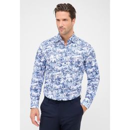 Eterna Herren Langarmhemd &raquo;MODERN FIT&laquo; NON IRON (b&uuml;gelfrei) blau 44, Normalgr&ouml;&szlig;en