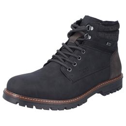Rieker Herren Winterstiefelette , Winterboots, Schn&uuml;rstiefelette mit TEX-Membran schwarz 45